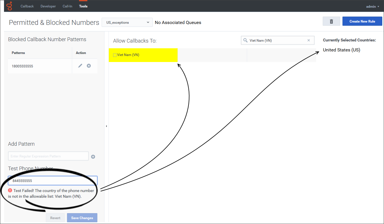 Configuring Country and Number Validation rules - Genesys Documentation