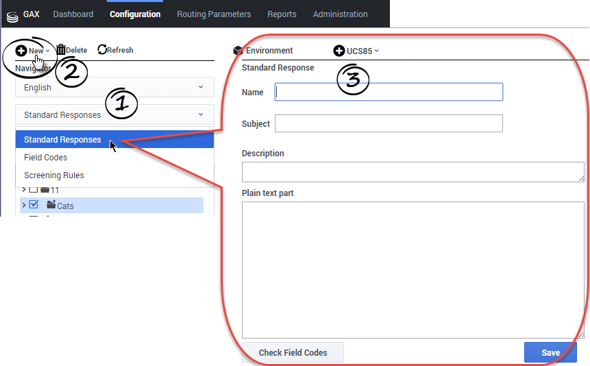 Create a Standard Response - Genesys Documentation