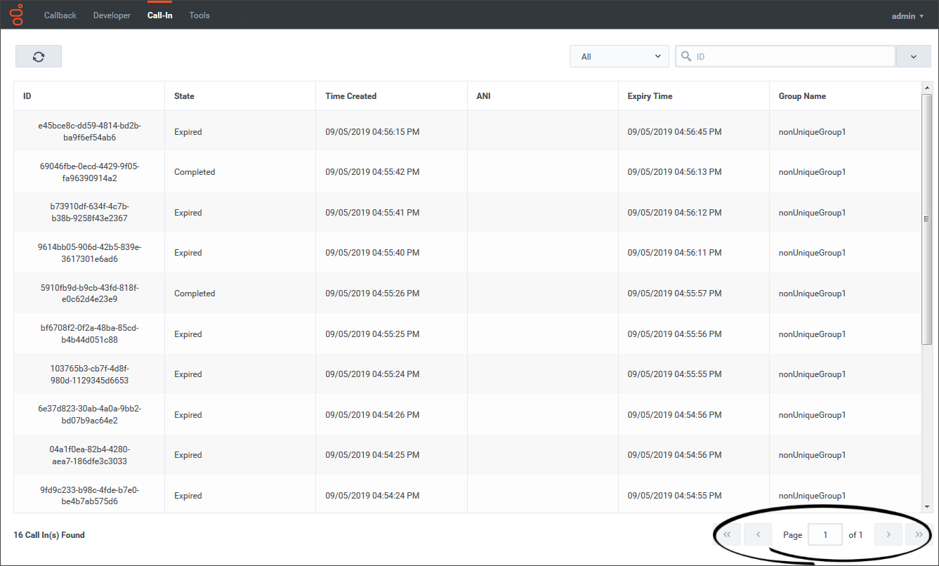 Viewing Click-To-Call-In records - Genesys Documentation