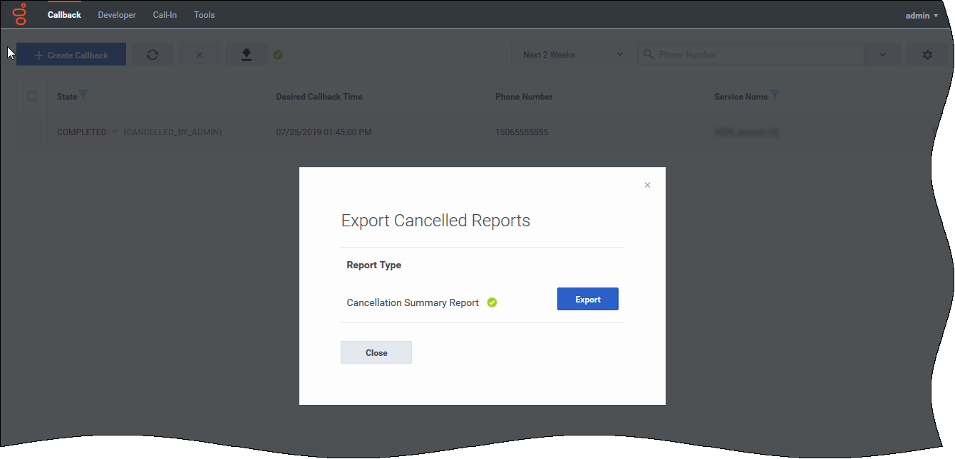 Managing callbacks - Genesys Documentation