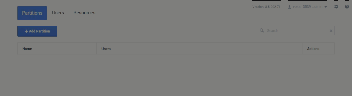 Documentation:DES:Help:Partitions:current - Genesys Documentation